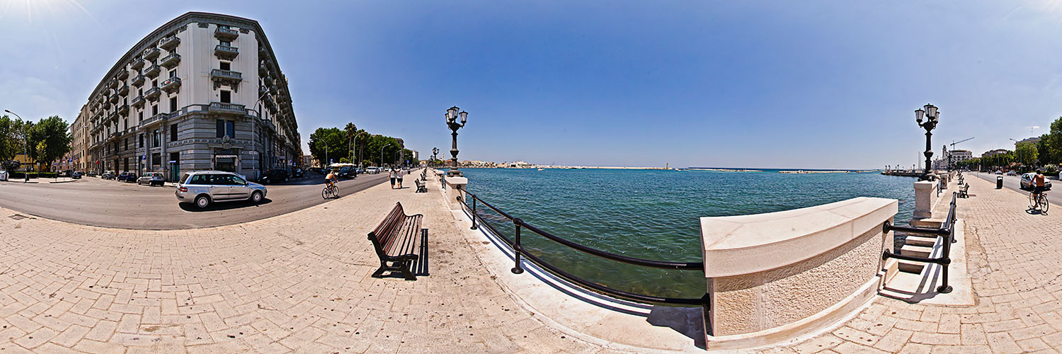 360-Bari - Promenade Araldo di Crollalanza - Aktiv-Panorama